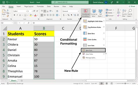 Conditional Formatting