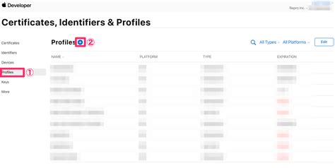 settings for apns certificate ios — repro documentation