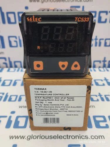 Tc533 Ax Digital Temperature Controller At Best Price In Mumbai
