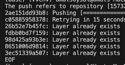 Amazon Web Services Cant Push Docker Image To Aws Elastic Container Registry Stack Overflow