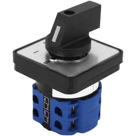 Interruptor Rotativo De 4 Posiciones Y 2 Polos 660 V 20 A Para Levas