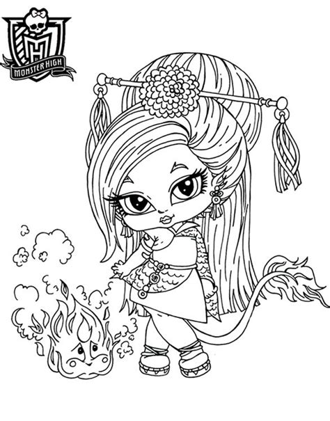 Cleo Super Monsters Coloring Pages