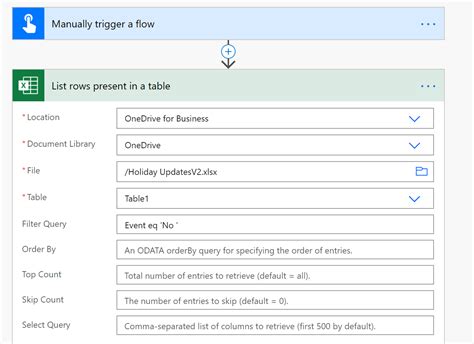 Update Row In Excel Calendar To Excel Power Platform Community