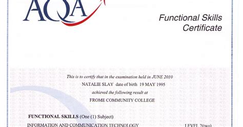 My Curriculum Vitae Functional Skills Level 2 Information