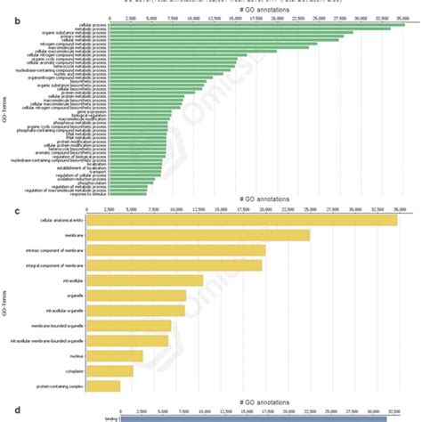 Distribution Of Go Annotation Levels And Sequence Go Term Assignments