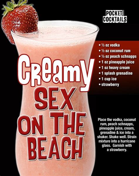 Creamy Sex On The Beach Pocket Cocktails