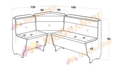 Кухненски ъгъл Волос универсален ъгъл златен дъб с антрацит ️ ТОП Цена — МебелМаг