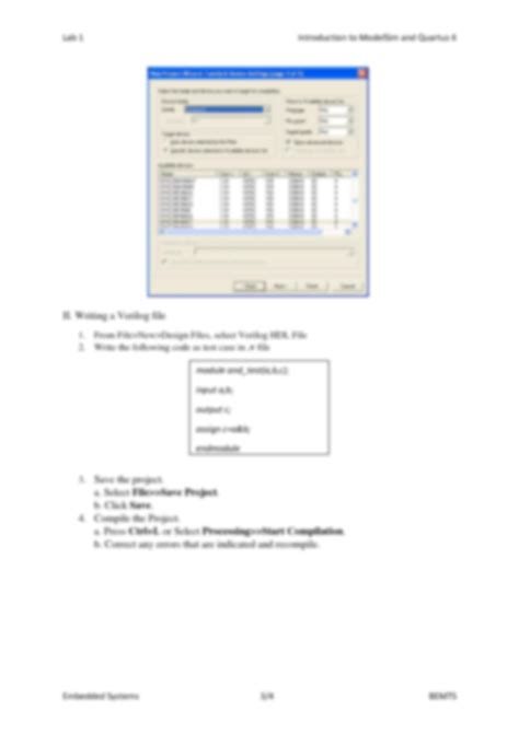 SOLUTION Introduction To Modelsim And Quartus Ii Studypool