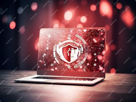 Premium Photo Futuristic Cybersecurity Backgrounds Digital Protection Wallpapers Technology