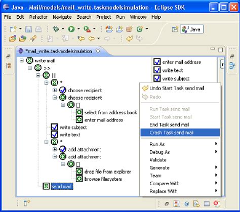 Simulation Of A Task Model Download Scientific Diagram
