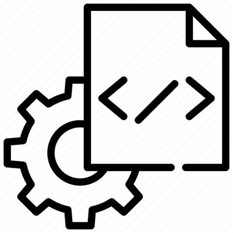 Coding File Setting Gear Work Icon Download On Iconfinder