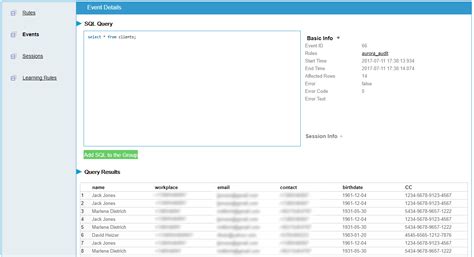 Monitor Amazon Aurora Database Activities Using Datasunrise Database
