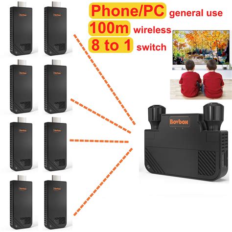 무선 Hdmi 비디오 송신기 수신기 익스텐더 디스플레이 어댑터 Ps4 카메라 노트북 Pc 휴대폰 Tv용 100m