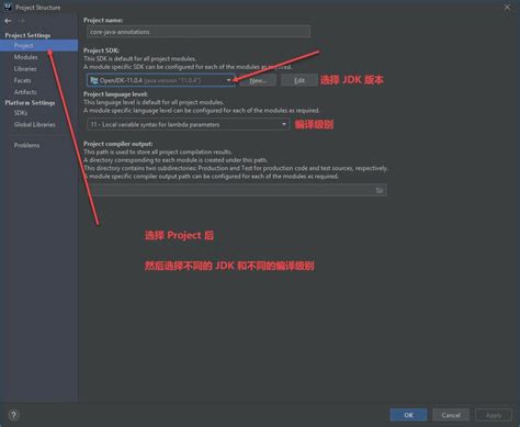 Intellij 更改项目使用的 Jdk 版本 在当前使用的 Intellij 中的 Jdk 版本为 18，如何修改 By