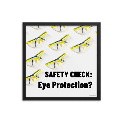 Eye Safety Poster Promote Workplace Safety With A Powerful Visual Aid