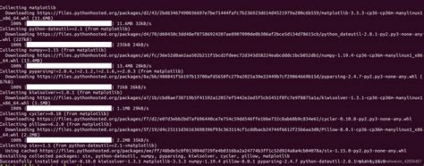 【软件安装】ubuntu使用pip安装matplotlib、pygame报错traceback Most Recent Call Last