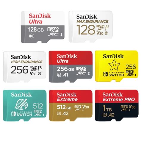 Gb Gb Gb Gb Tb Sandisk Ultra Extreme Pro Switch Micro Sd Sdxc Card Picclick Uk