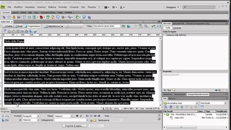 Dreamweaver Cs4 Capire I Fogli Di Stile Css 2a Parte Youtube