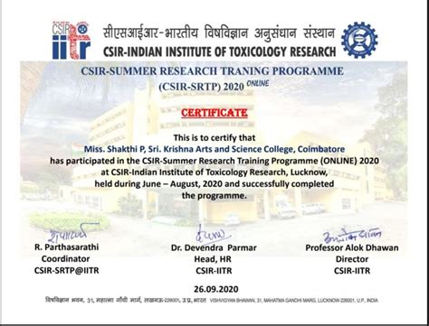 p shakthi on linkedin happylearning researcher training csir internshipexperience…