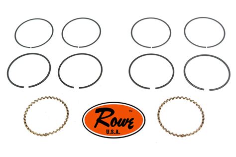 V Twin 11 1244 80 Inch Shovelhead Piston Ring Set Standard