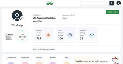 Gfg Coding Java Dsa Gfg Geeksforgeeks Daksh Garg