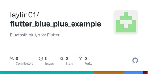 GitHub Laylin Flutter Blue Plus Example Bluetooth Plugin For Flutter