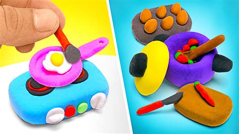 Miniature Doll Kitchen Set From Clay