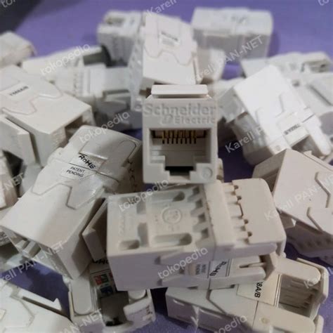 Jual Modular Jack Schneider Cat6 Modul Cat 6 Jakarta Pusat