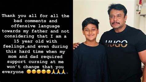 Kannada Actor Darshans Son Vineesh Thoogudeepa Reacts To Fathers Arrest Whats His Latest