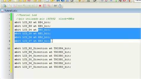 Tutorial Lcd Mikroc Primera Parte Youtube
