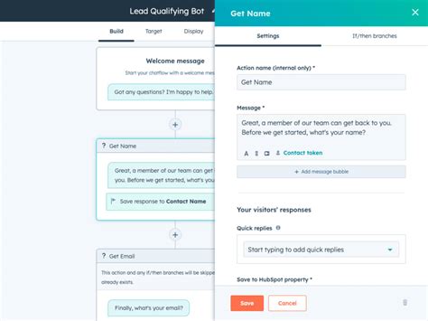 A Hubspot Chatbot Live Chat Chatflow For Lead Generation Support CRM Upwork