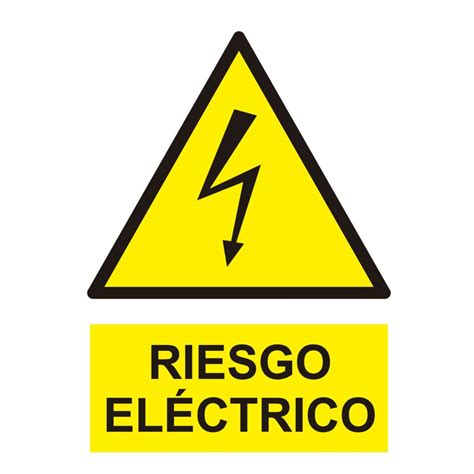 Señal Pvc 210x297 Din A4 Peligro Riesgo Eléctrico Macia Industrial