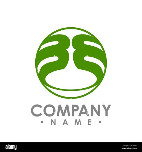 BB Initial Letter Circle Logo Design Lettering Circle Logo Design Vector Concept And Idea Stock