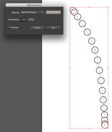Blending Adobe Illustrator Irregularly Spaced Blend Effect Graphic Design Stack Exchange