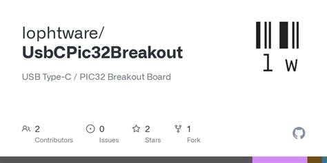 Github Lophtware Usbcpic32breakout Usb Type C Pic32 Breakout Board