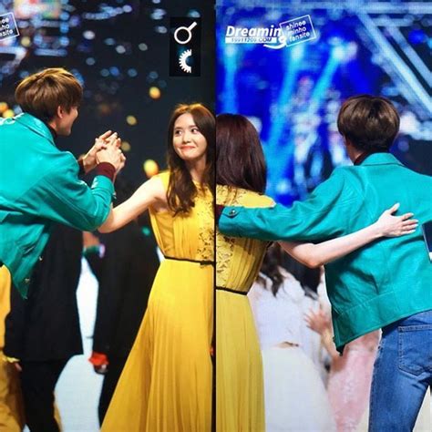 Yoona And Minho So Sweet ️ ️ Yoona Yoonalim Yoonaupdate Girls