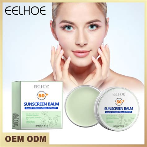 Eelhoe Spf50ครีมกันแดด Centella เนื้อน้ำหนักเบาโลชั่นกันแดดความชุ่มชื้นกันแดดผลิตภัณฑ์ปกป้อง