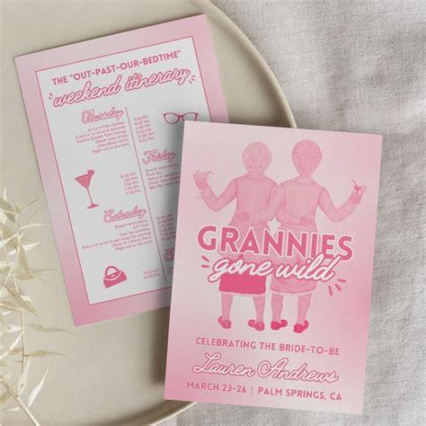 Grannies Gone Wild Party Etsy