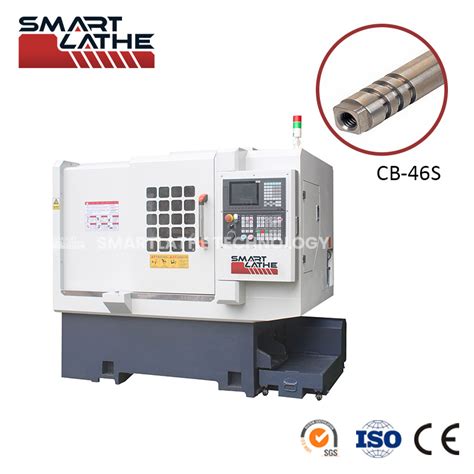 CB 46s High Rigidity CNC Lathe With Fanuc Siemens Syntec For Fittings Making CNC Machine