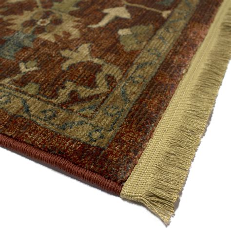 Orian Rugs Voyage Serapi Claret Area Rug Incredible Rugs And Decor