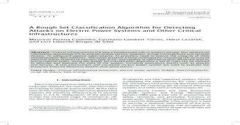 pdf a rough set classification algorithm for detecting attacks v03n1 p02 a