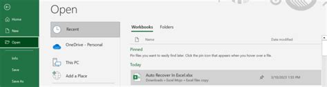 Auto Recover In Excel How To Enable And Recover Unsaved Files