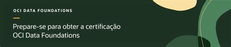 Oracle Webinar Prepare Se Para Obter A Certificação Oci Data Foundations
