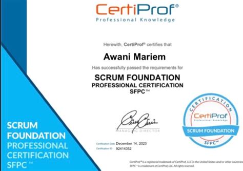 Mariem Awani On Linkedin New Certification ️💪