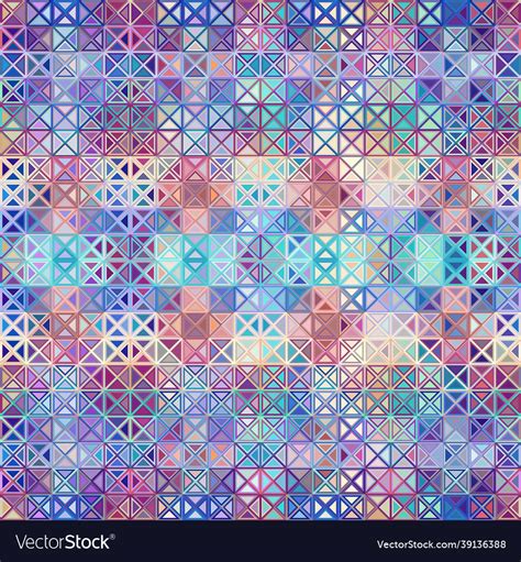 Geometric Abstract Pattern In Low Poly Style Vector Image
