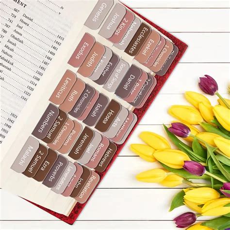 성경 탭 90 탭 성경 라벨 스티커 여성과 남성을 위한 라미네이트된 성경 탭 스터디 성경을 위한 저널링 성경 Temu Republic Of Korea