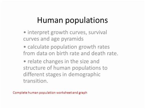 50 Human Population Growth Worksheet Chessmuseum Template Library
