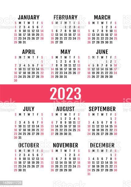 달력 디자인 2023 년 영어 수직 벡터 벽 또는 포켓 캘린더 템플릿 0명에 대한 스톡 벡터 아트 및 기타 이미지 0명 10월 11월 Istock