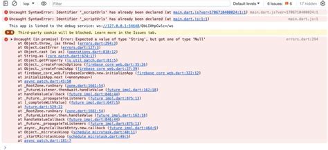 🐛 Firebasecoreweb Expected A Value Of Type String But Got One Of Type Null · Issue