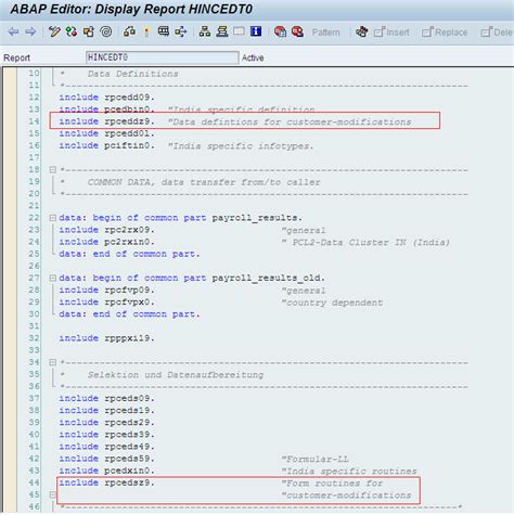 sap abap central adding uan number to payslip enhancing hincedto program